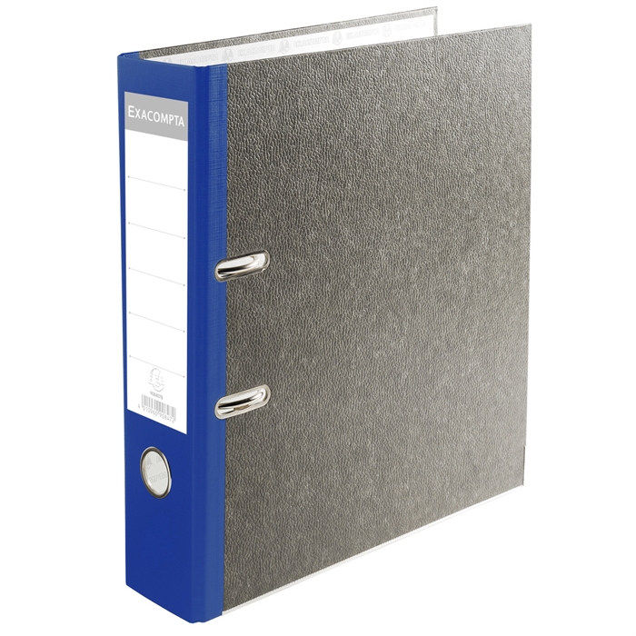 Ordner Standard wolkenmarmoriert, mit 2 Ringen, 80mm Rücken farbig, für ...