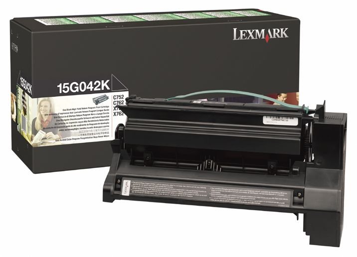 Toner schwarz für Lexmark Optra C752 - 15G042K kaufen